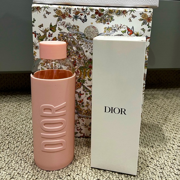 Dior | Other | Christian Dior Glass Water Bottle | Poshmark
